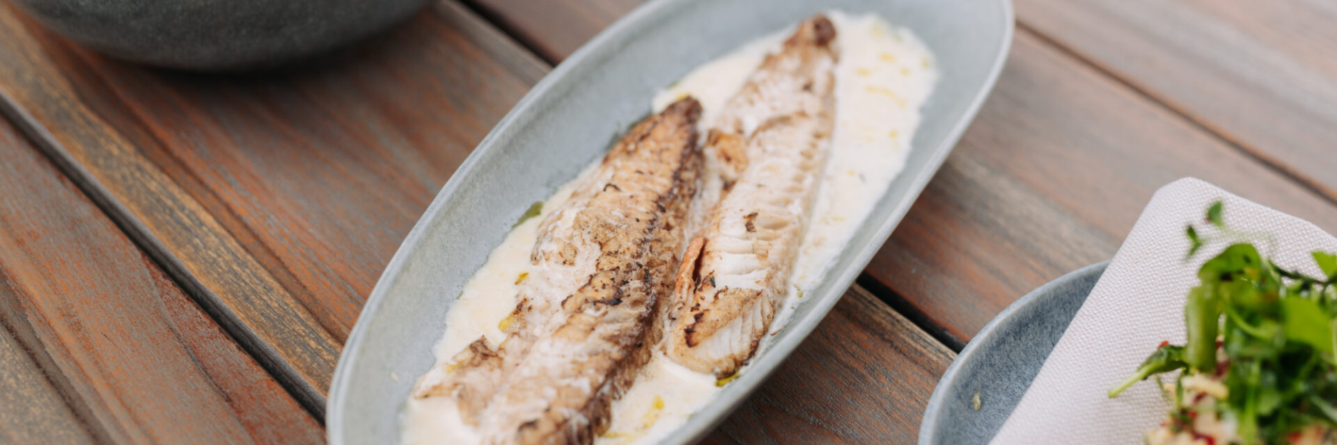 BBQ recipe: gurnard fillet in the main, with Texel vegetables and cream ...