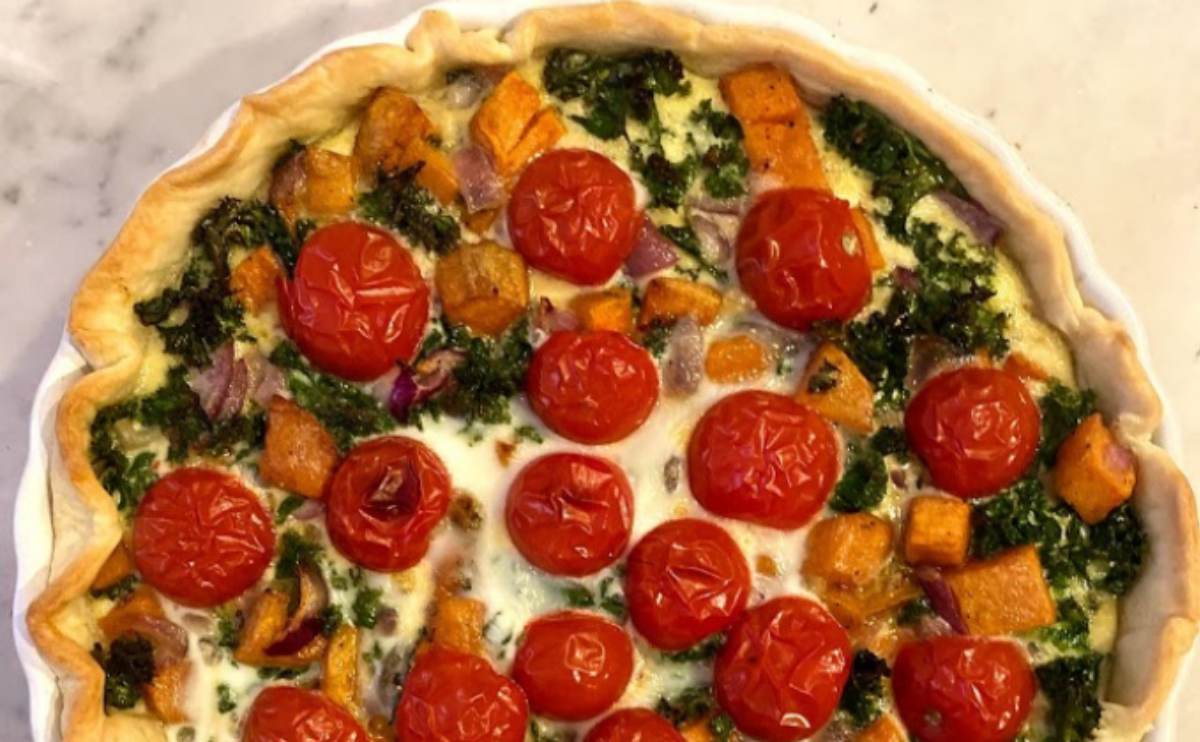 Texel recipe: quiche with sweet potato | VVV Texel
